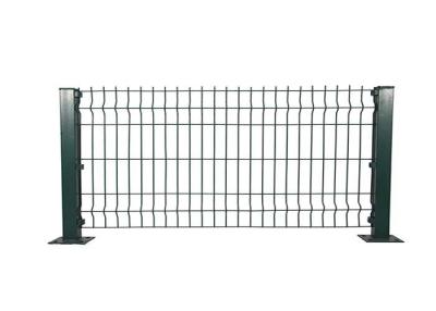 China Galvanized 3D Curved Welded Wire Mesh Fence Panel 2m Height 50x100mm Mesh for Garden Security for sale