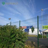 China 50x100mm V Mesh Panel Fence - 3D Curved Welded Wire Security Fencing with 5-10 Year Service Life for sale