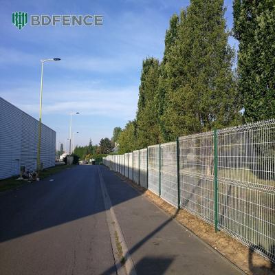 China PVC Coated 3D Curved Wire Mesh Fence Galvanized Welded Mesh Panels 2m Height for Garden Fencing for sale