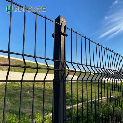 China Hot Dipped Galvanized 3D Welded Wire Mesh Fence Panel PVC Coated 2.5m Width for sale