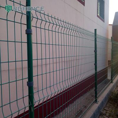 China 3D Welded Wire Fence Panel 1.83m Height 2.5m Length V Fold Anti Climbing Security for sale