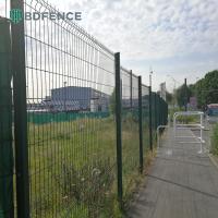 China Bulk Metal 3D Welded Wire Mesh Fence Panel 2m-3m Length 1030mm-2230mm Height PVC Coated Galvanized Steel for sale