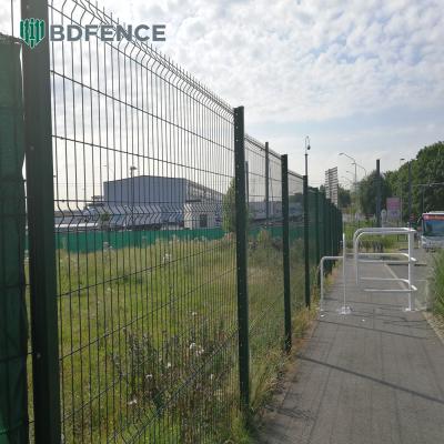 China Bulk Metal 3D Welded Wire Mesh Fence Panel 2m-3m Length 1030mm-2230mm Height PVC Coated Galvanized Steel for sale