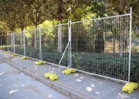 China Electric Galvanized 2.4m High Temporary Construction Fence with 3.2-4.5mm Wire Diameter and Multiple Size Options for sale