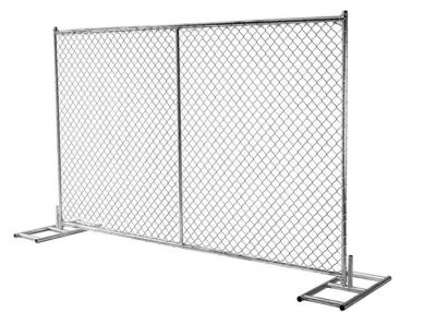 China America Removable 12ft x 6ft Temporary Construction Fence with 2.0-4.0mm Wire and Multiple Surface Options for sale