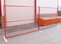 China Galvanized Linear Structure Temp Construction Fence 1.8m Height 2.4m Width for sale