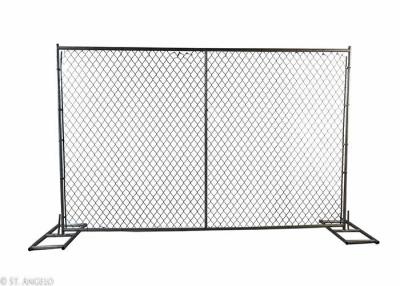 China Hot Dipped Galvanized Temporary Construction Fence 6x12 ft Q235 Steel Anti Climb for sale