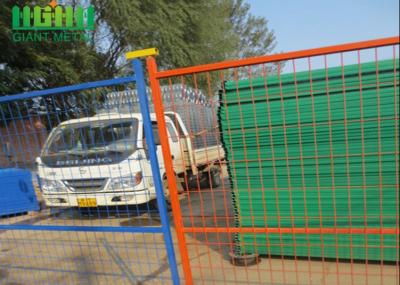 China Hot Dipped Galvanized Temporary Fence Panel 6ft x 10ft Road Safety Retractable for sale