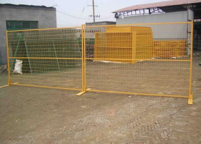 China Hot Dip Galvanized Temp Construction Fence 6ft Height 10ft Length Powder Coated for sale