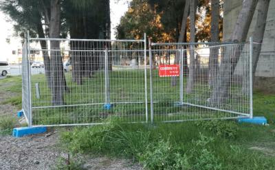 China Australia Standard Welded Wire Mesh Temp Construction Fence 6ft Height 10ft Length for sale