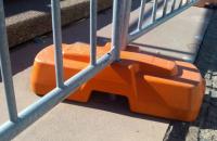 China Stainless Steel Anti‑Rust Temp Construction Fence For Seaport Construction Sites for sale