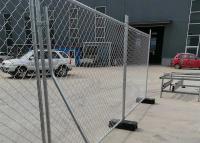 China 7ft Hot Dipped Galvanized Temporary Construction Fence with Chain Link Mesh for sale
