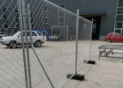 China 7ft Hot Dipped Galvanized Temporary Construction Fence with Chain Link Mesh for sale
