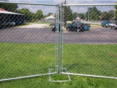 China American Standard 10ft x 6ft Galvanized Temporary Construction Fence Chain Link Mesh Panel for sale