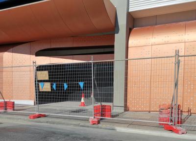 China Electric Welding Australia Temporary Fence 75x150mm Hole Size with Feet 2.1x2.4m for sale