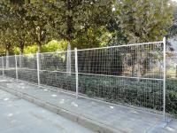 China 4mm Hot Dipped Galvanized Wire Temporary Fence 2.1m Height Australia for sale