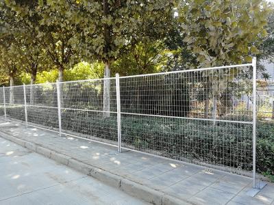 China 4mm Hot Dipped Galvanized Wire Temporary Fence 2.1m Height Australia for sale