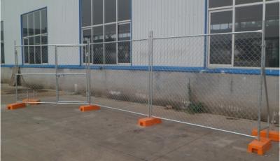 China 2.4m Hot Dipped Galvanized Australia Temporary Fence 75x75mm Chain Link Mesh for sale