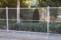 China PVC Coated 2.0m Height Canada Temporary Fence 75x150mm Welded Mesh Panel for sale