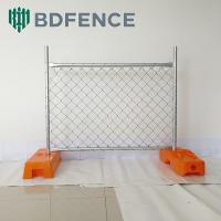 China Construction Site Temporary Fencing Panels 2.4m Length x 2.1m Height with Removable Base for Outdoor Security for sale