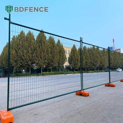 China Temporary Construction Fence Panels 2.1m Height with 2.2-2.4m Length Options - Removable Outdoor Security Barrier for sale