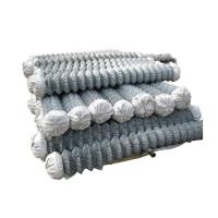 China Hot Dip Galvanized 6Ft Diamond Chain Link Fence with 2.5-5mm Wire & 40-100mm Mesh Options for sale