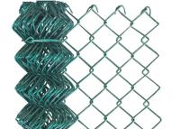 China PVC Coated 8Ft Cyclone Diamond Chain Link Fence - 2.5-5.0mm Wire, 1.2-3.0m Height Options for sale