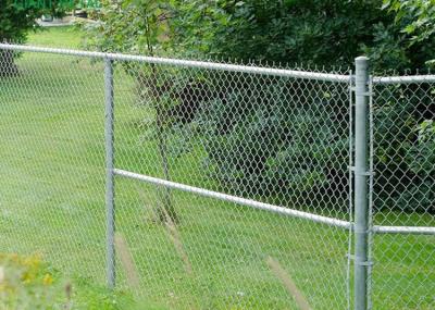 China 6 Foot Q195 Hot Dip Galvanized Chain Link Fence with 40-100mm Mesh Sizes and 2.0-3.0mm Wire Diameter for sale