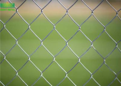 China 2m x 15m Chain Link Wire Fence with 3mm Wire Thickness and 80mm Mesh - Galvanized Steel Framework for sale