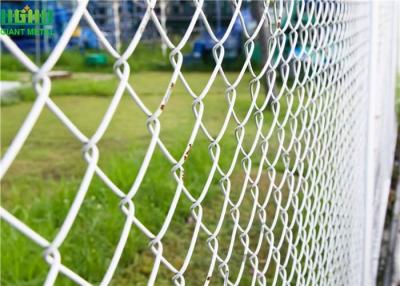 China HGMT 6 Foot 60×60mm Commercial Chain Link Fence - 9 Gauge Galvanized Steel with 12-Year Warranty for sale