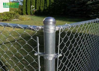 China Portable Low Carbon Steel Chain Link Fence Panel 2.0-4.0mm Wire 40-80mm Mesh for sale