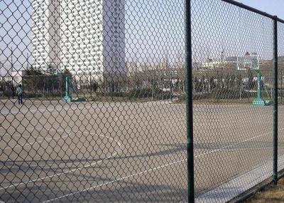 China PVC Coated Chain Link Fence 2.5mm 4.0mm Hot Dipped Galvanized Steel Security Fence for sale