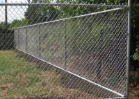 China Hot Dip Galvanized Diamond Chain Link Fence 60x60mm 5.0mm Mesh for Industrial Security for sale