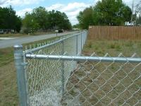 China 6 Foot 9 Gauge Galvanized PVC Coated Diamond Chain Link Fence 40x40mm for sale