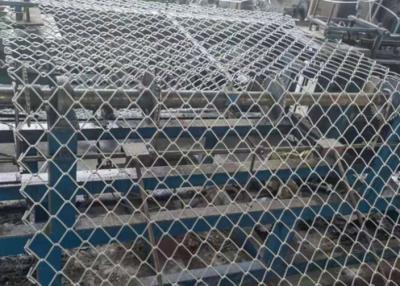 China Hot Dip Galvanized Diamond Chain Link Fence 50x50mm 3.0mm Wire 1.5m Height for sale