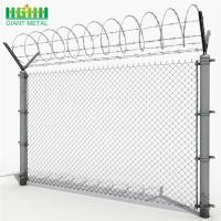 China 9 Gauge 3mm PVC Coated Diamond Chain Link Fence 6ft 7ft 8ft Galvanized Wire Mesh for sale