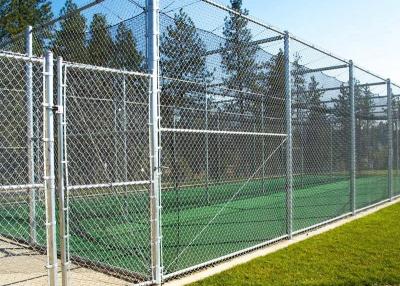 China Hot Dip Galvanized Chain Link Fence Kit 2.0mm Iron Anti Rust Security Fence for sale