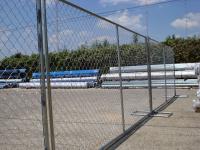China Security Construction Civil Projects Diamond Chain Link Fence American Temporary 3mm for sale