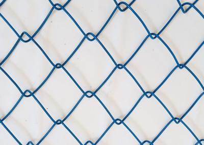 China PVC Coated Diamond Chain Link Fence 40x40mm Galvanized Steel Security Fencing for sale