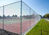 China Electric Galvanized Diamond Chain Link Fence 60mm x 60mm Mesh 1.8-4.0mm Wire for sale