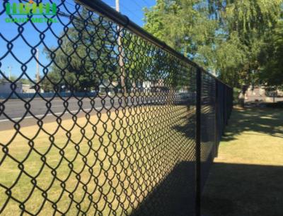 China PVC Coated Chain Link Wire Mesh Fence 2.0mm Anti Corrosion Colored for sale