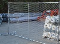 China Galvanized 6ft Height Anti Corrosion Temporary Chain Link Fence For Construction for sale
