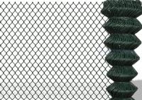 China PVC Coated Chain Link Fence 1.8m Height with Full Fittings Kit for Security for sale
