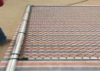 China Galvanized PVC Coated Chain Link Fence 8ft Height 60x60mm Mesh for sale