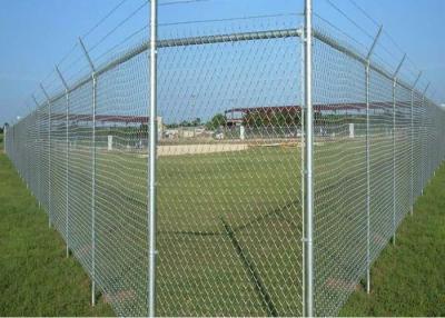 China 8 ft Galvanized PVC Coated Chain Link Fence Roll 50mm Diamond Mesh for Philippines for sale