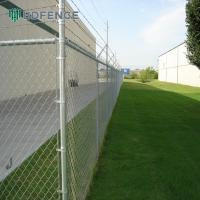 China Powder Coated Galvanized Chain Link Fence 5ft 6ft 8ft 10ft Height 50mm Mesh Opening for sale