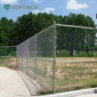 China Heavy Duty Galvanized 8' High 6ft Diamond Mesh Fence Gate Panel for sale