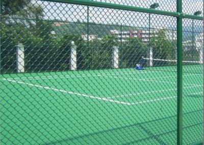 China 8ft x 25ft PVC Coated Galvanized Steel Chain Link Fence with 3.0-4.0mm Wire Diameter and Custom Color Options for sale