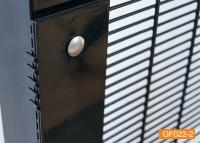 China Electro Galvanized 358 Anti-Climb Security Fence 76.2x12.7mm Mesh 4-6mm Wire Thickness for sale