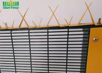 China Square Post H3000mm Anti-Climb Security Fencing 76.2x12.7mm Mesh with 3-5mm Wire Diameter for sale